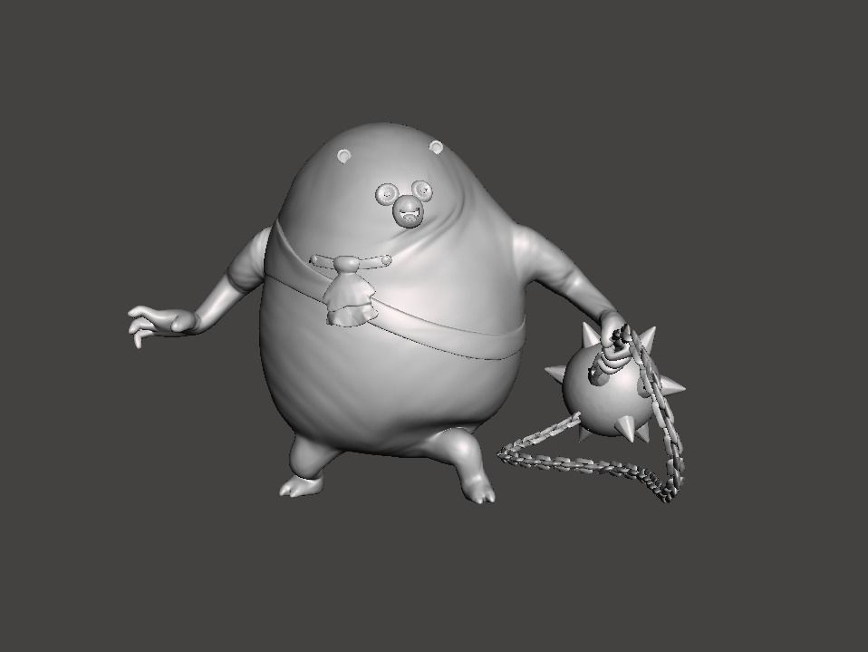 Zombie Panda Thriller Bark 3D Model 3D model 3D printable | CGTrader