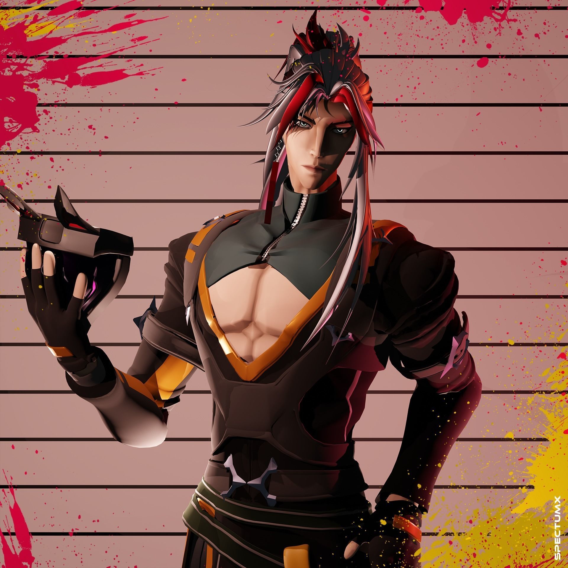 3D model Yone Heartsteel skin League of Legends VR / AR / low-poly ...