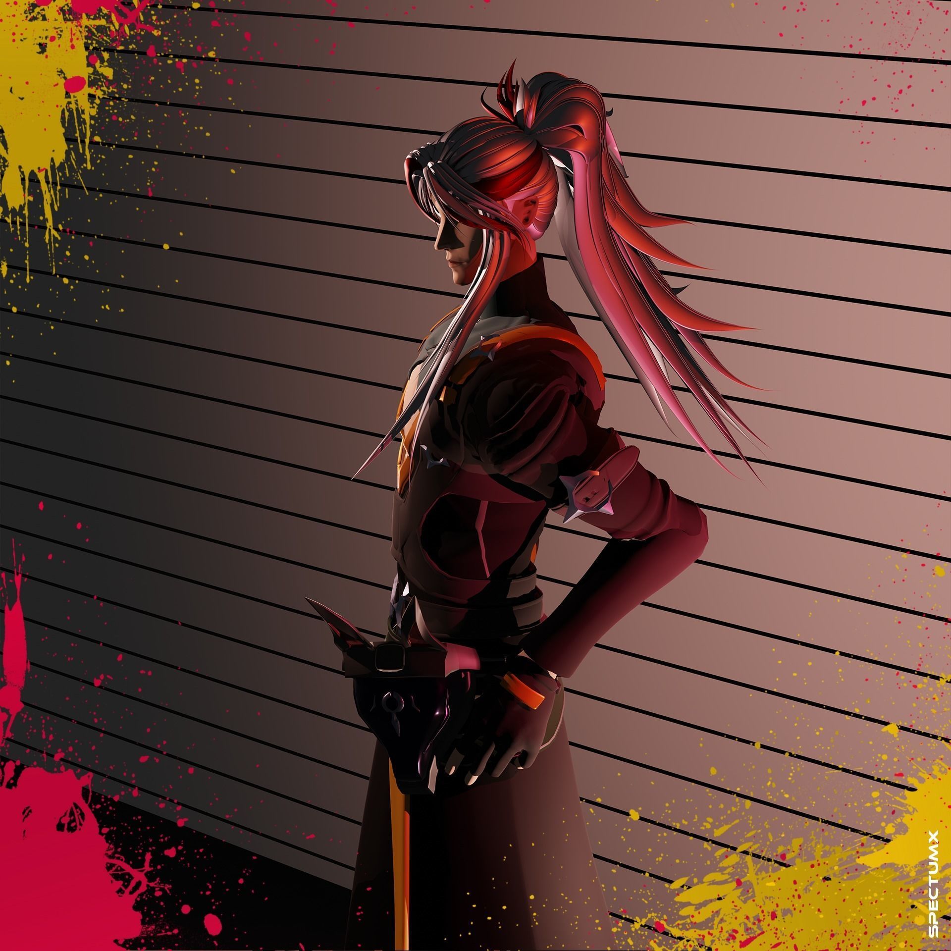 3D model Yone Heartsteel skin League of Legends VR / AR / low-poly ...