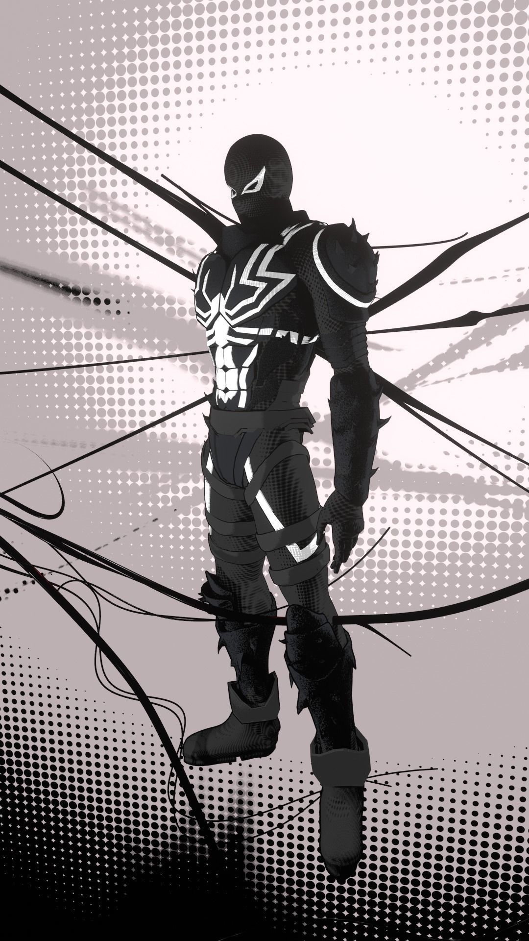 3D model Agent Venom Toonshade rigged Blender VR / AR / low-poly | CGTrader