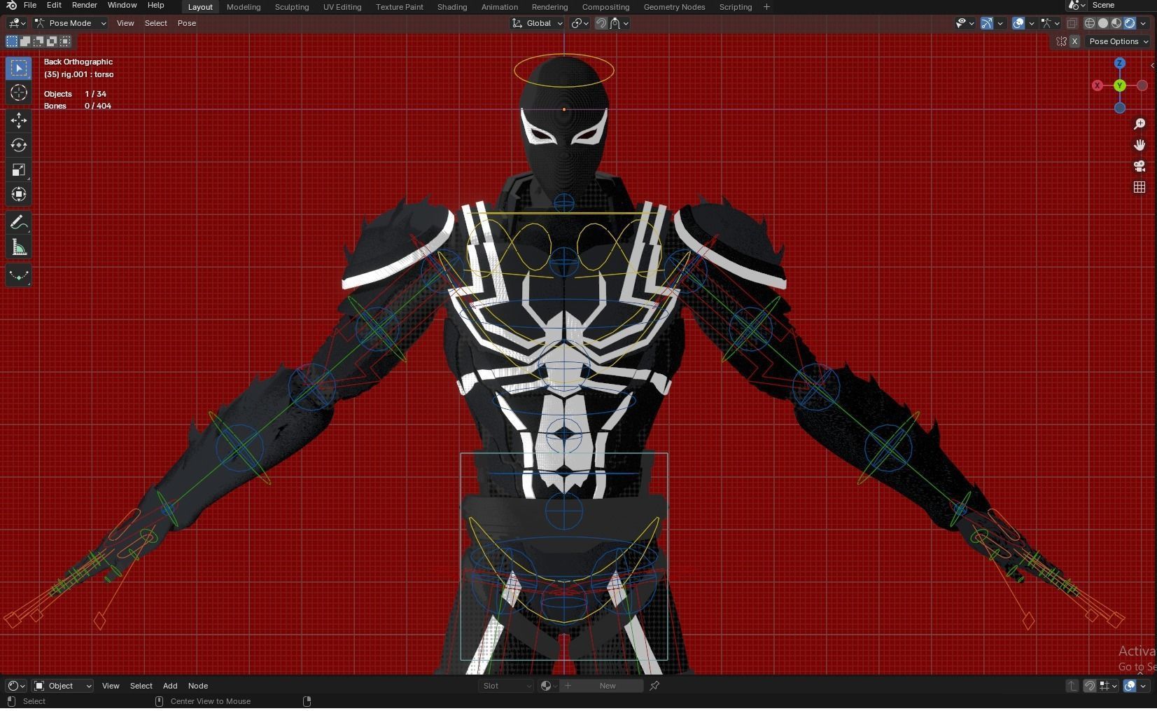 3D model Agent Venom Toonshade rigged Blender VR / AR / low-poly | CGTrader