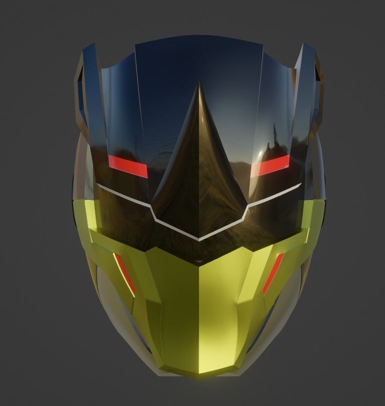 Zyuoh The World Doubutsu Sentai Zyuohger cosplay helmet 3D model 3D ...