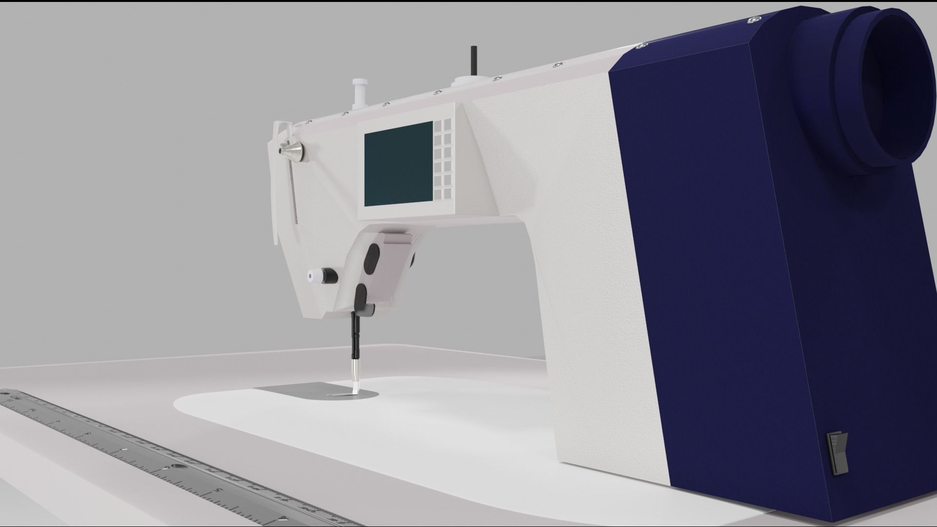 3D model industrial low poly sewing machine VR / AR / low-poly | CGTrader