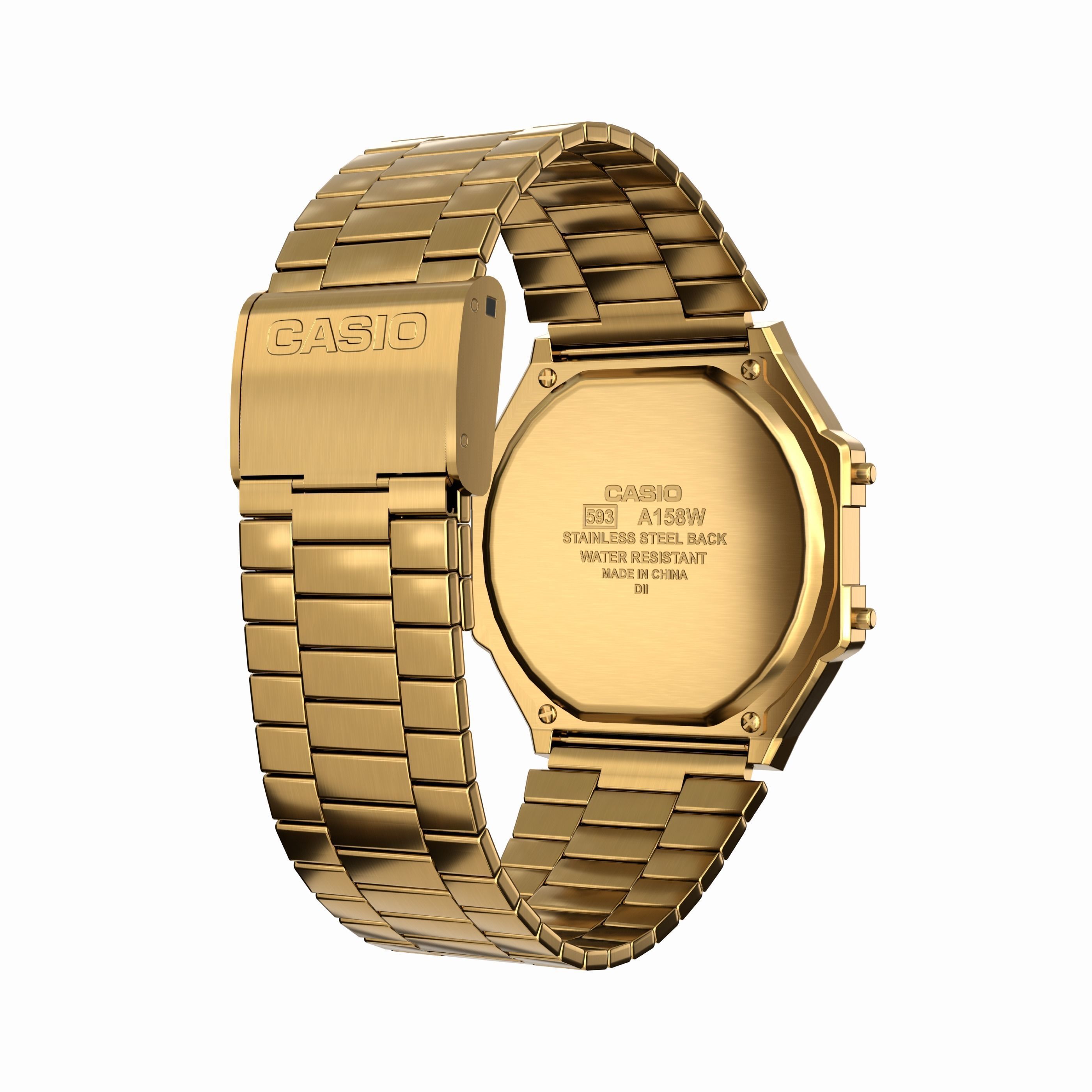 3D model Casio Watch Gold Classic VR / AR / low-poly | CGTrader