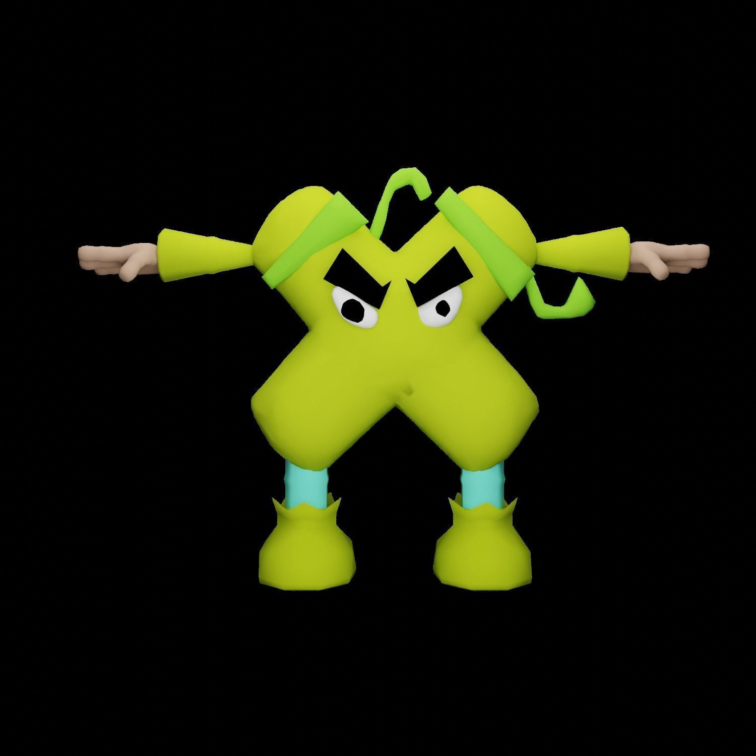 X- Alphabet Lore 3D 3D model | CGTrader