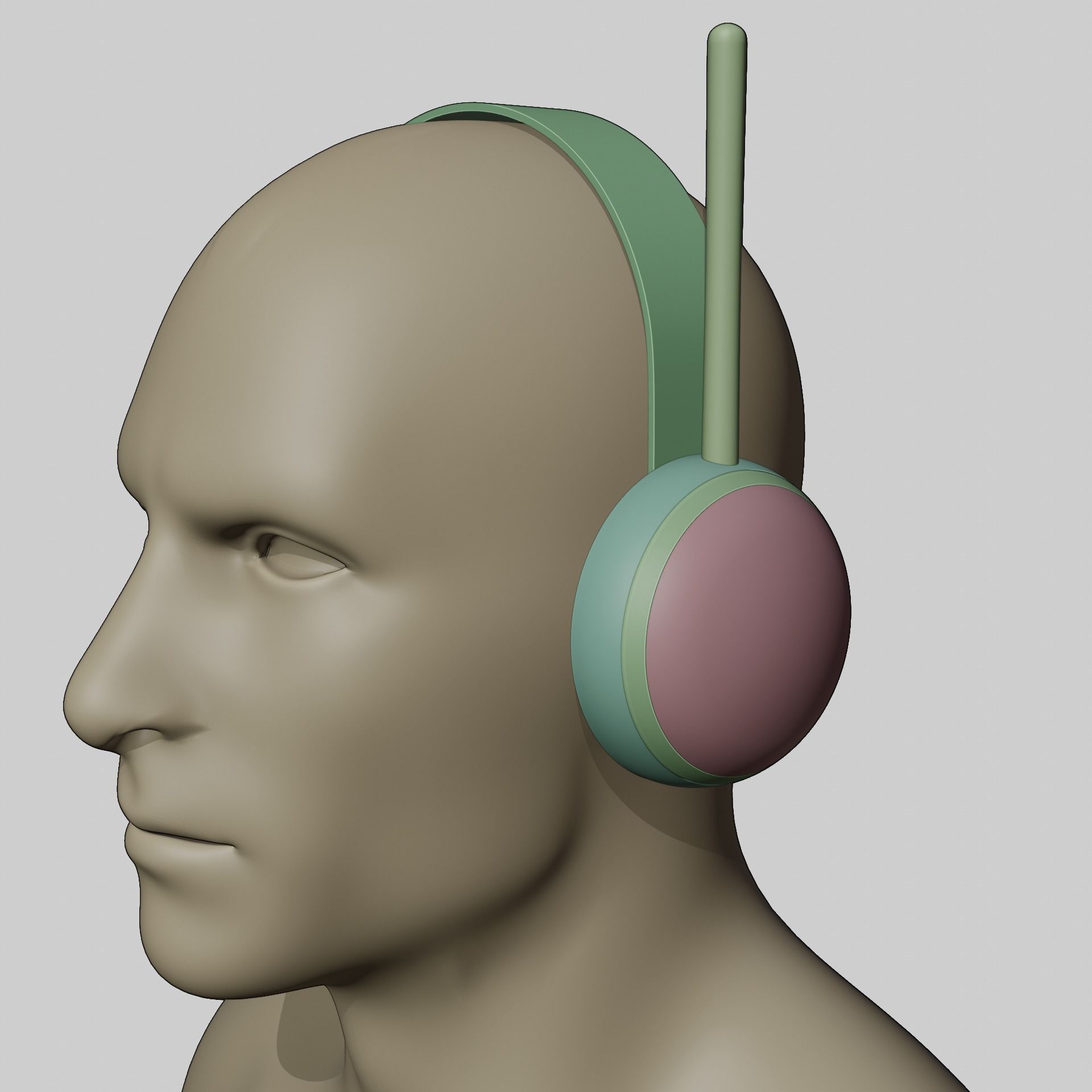 ONE PIECE Luffy HEADPHONE EGGHEAD COSPLAY 3D PRINT MODEL 3D model 3D ...