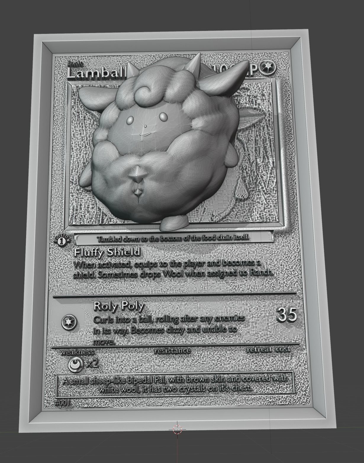 Lamball The Palworld Pal 3D 4D Custom Model 3D model 3D printable ...