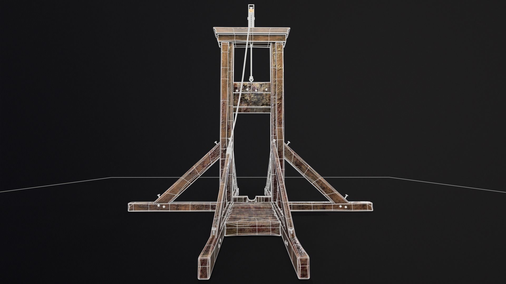 3D model Halifax Gibbet Torture Device VR / AR / low-poly | CGTrader