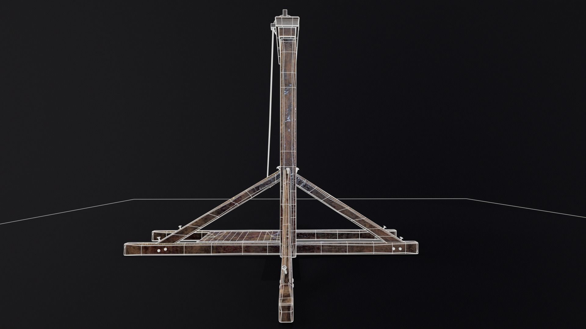 3D model Halifax Gibbet Torture Device VR / AR / low-poly | CGTrader