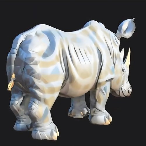Rhinoceros 3D model | CGTrader