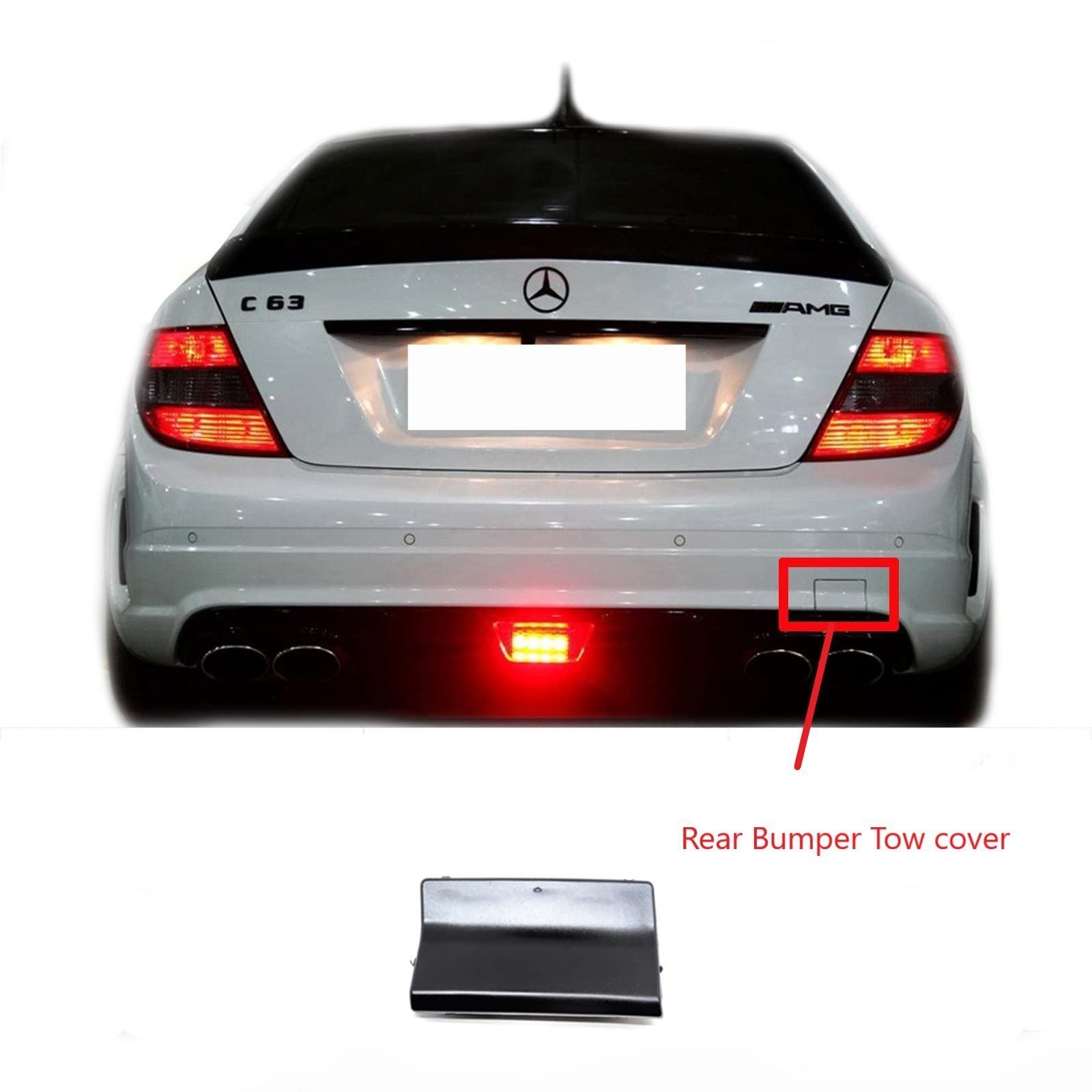 Mercedes W204 C-Class AMG Rear Bumper 3D model 3D printable | CGTrader