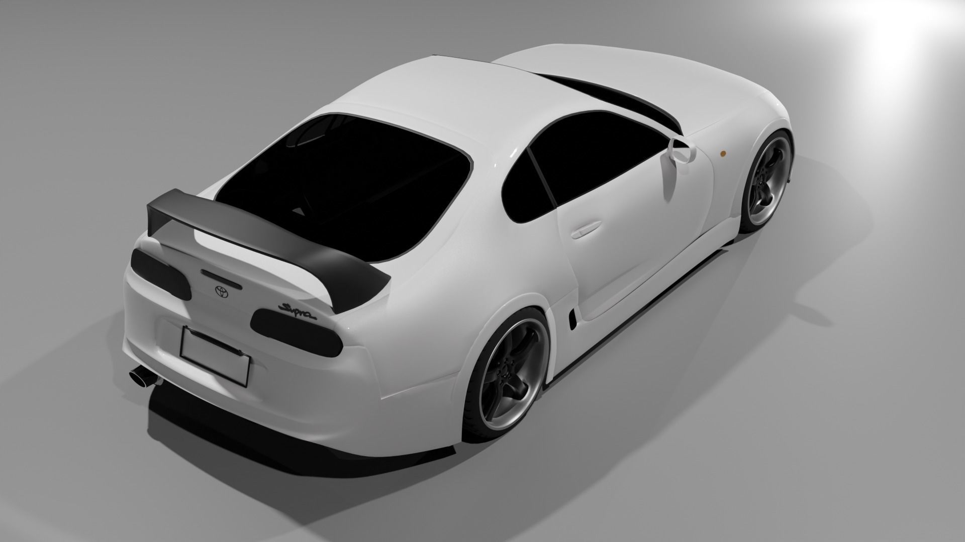 3D model car Toyota Supra VR / AR / low-poly | CGTrader