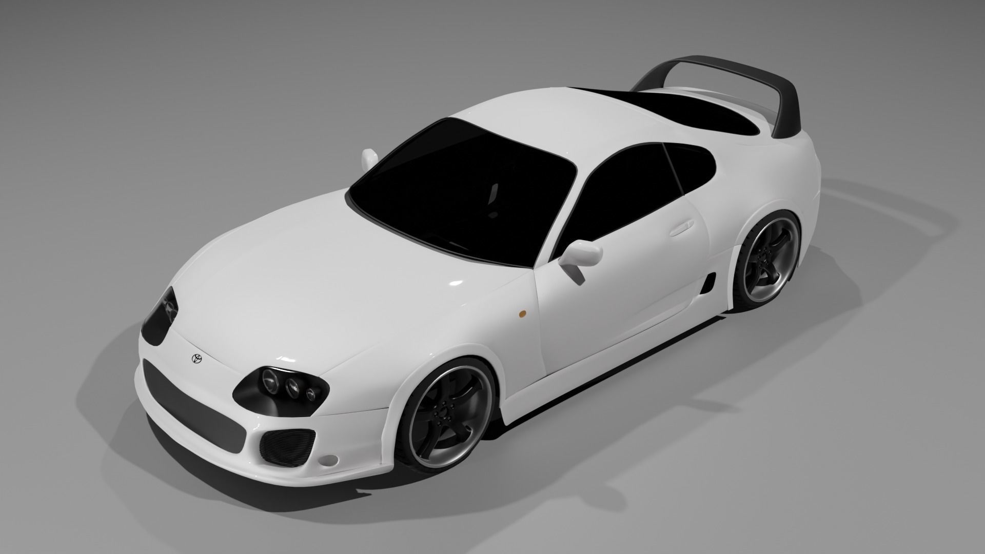3D model car Toyota Supra VR / AR / low-poly | CGTrader