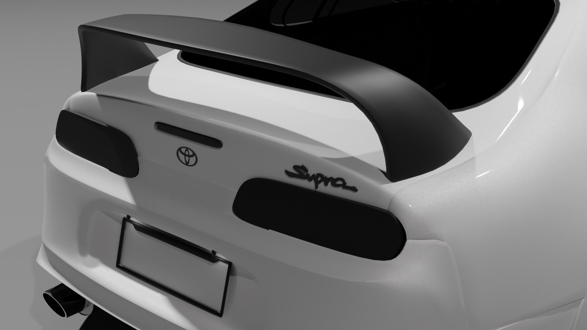 3D model car Toyota Supra VR / AR / low-poly | CGTrader