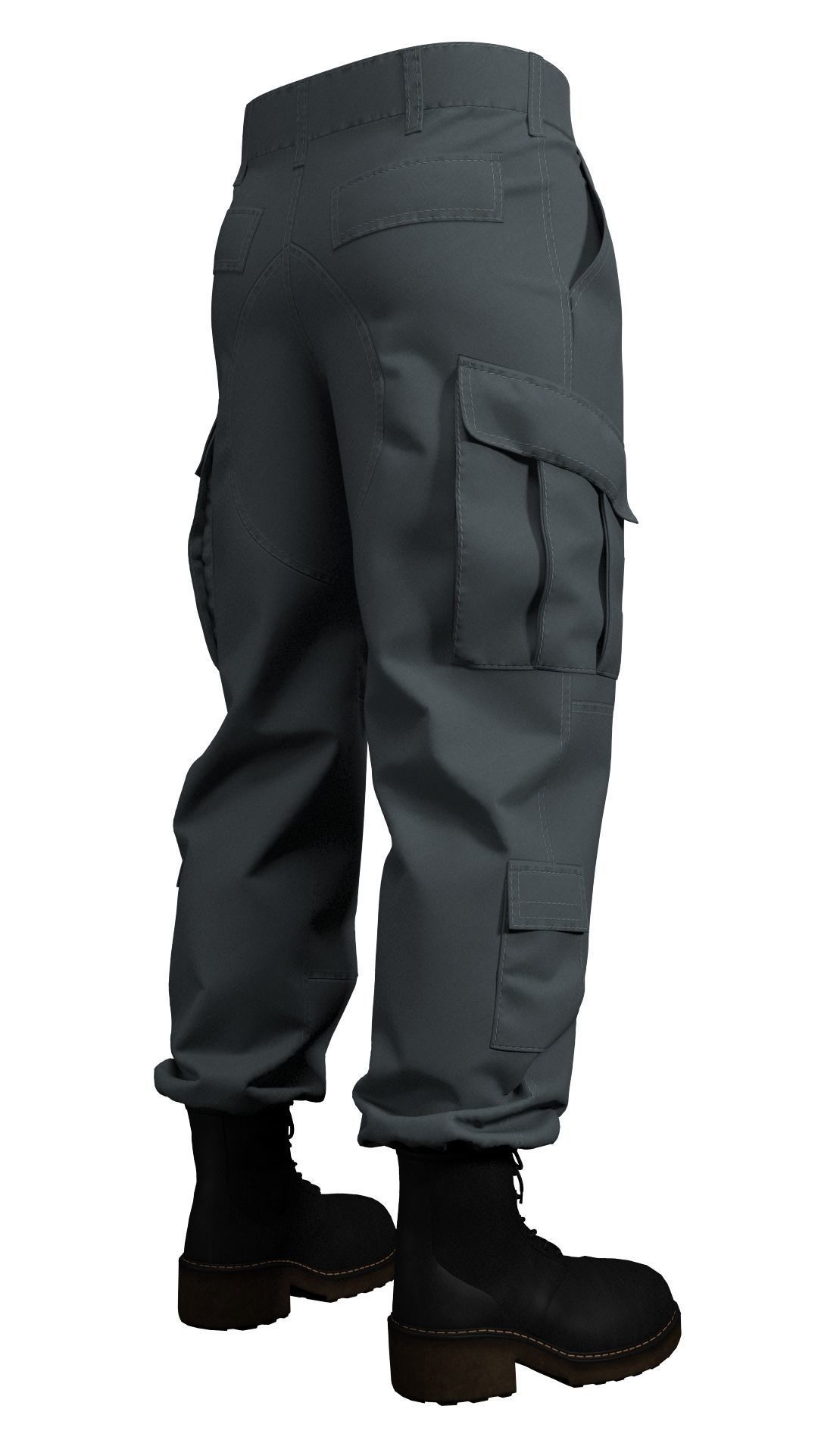 ACU Army Combat Uniform Pants - Marvelous Designer 3D model 3D model ...