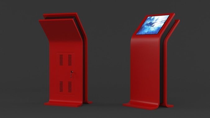 Information Kiosk 3D model | CGTrader