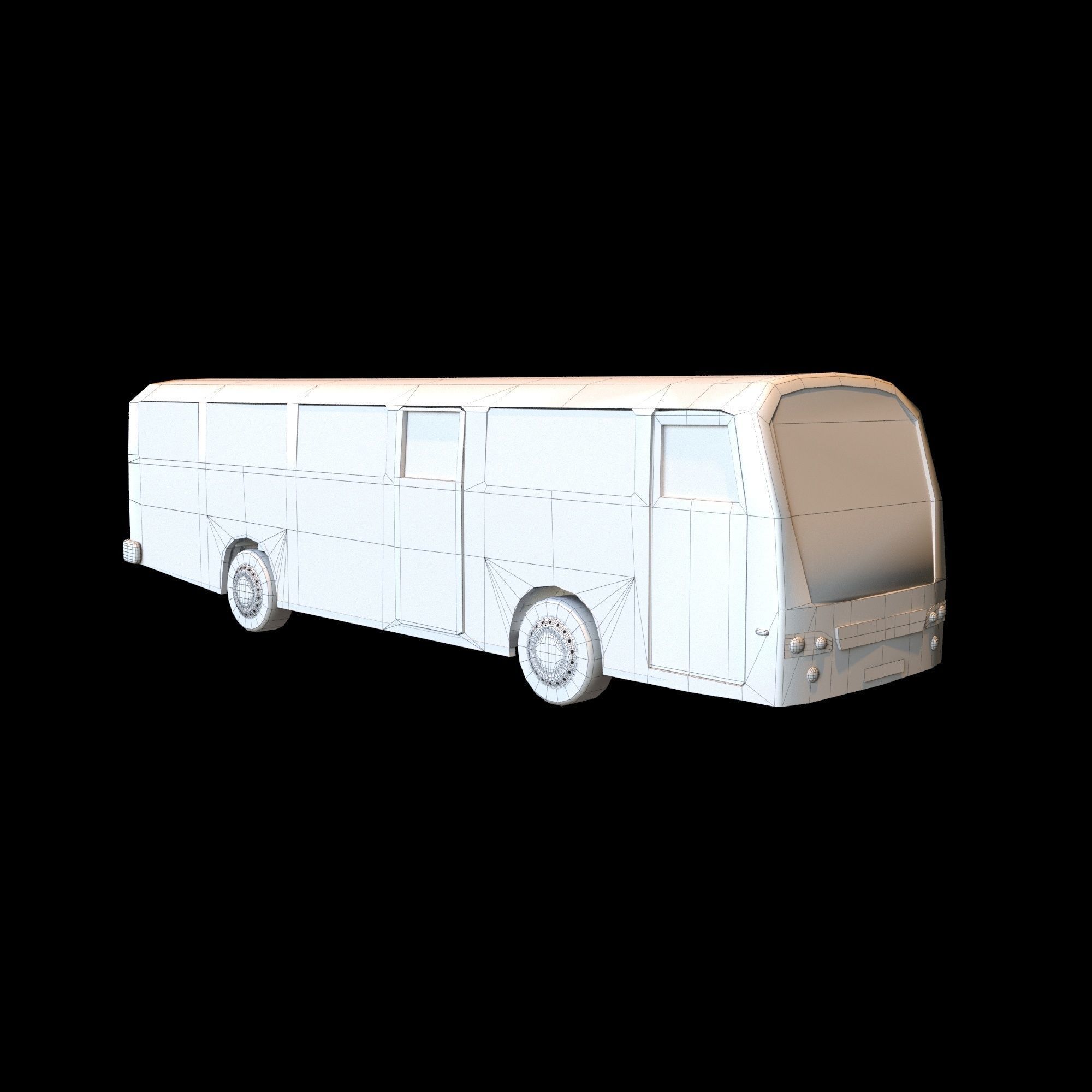 Bus auto 3D model | CGTrader
