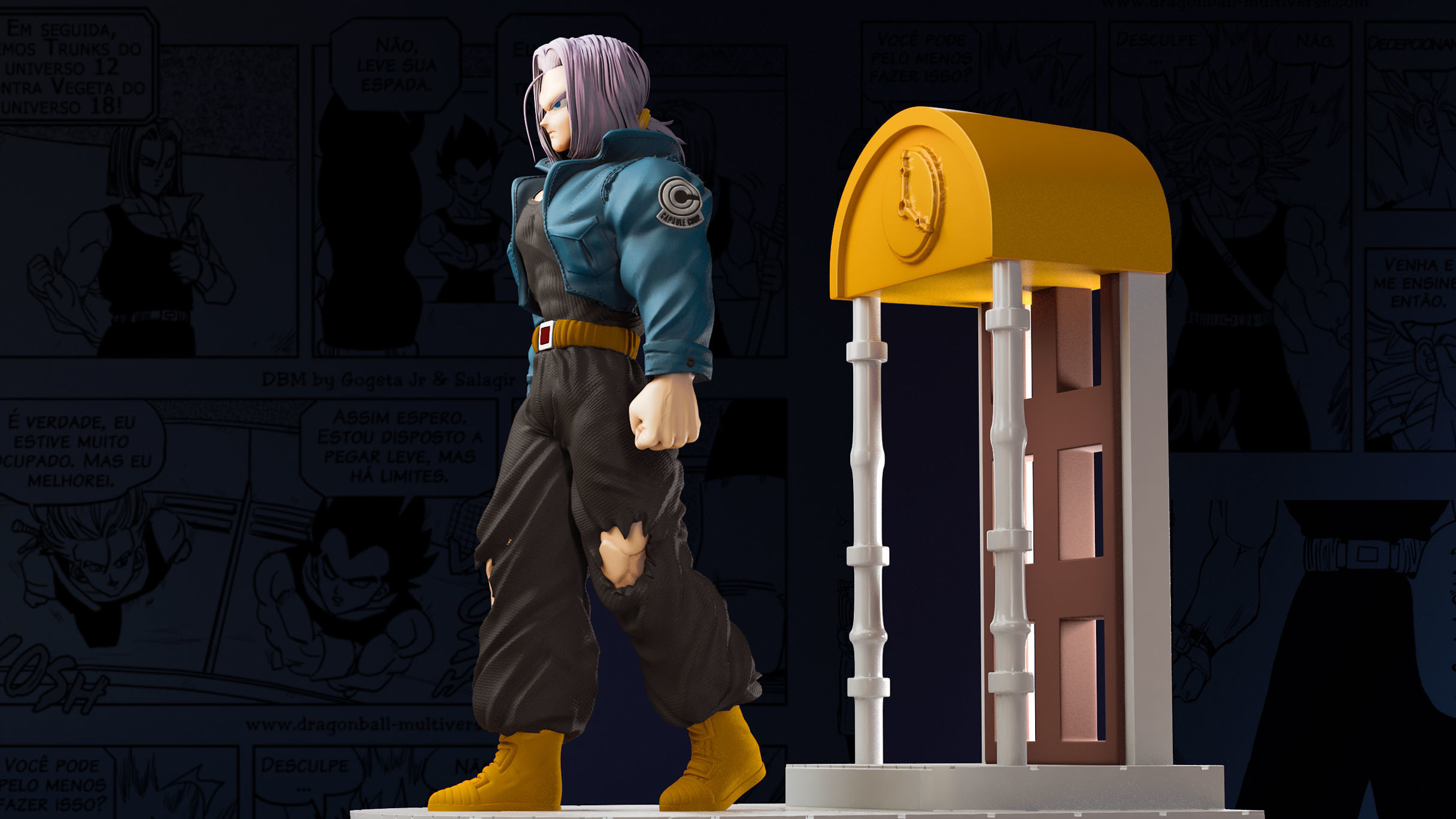 Trunks time 3D model 3D printable | CGTrader