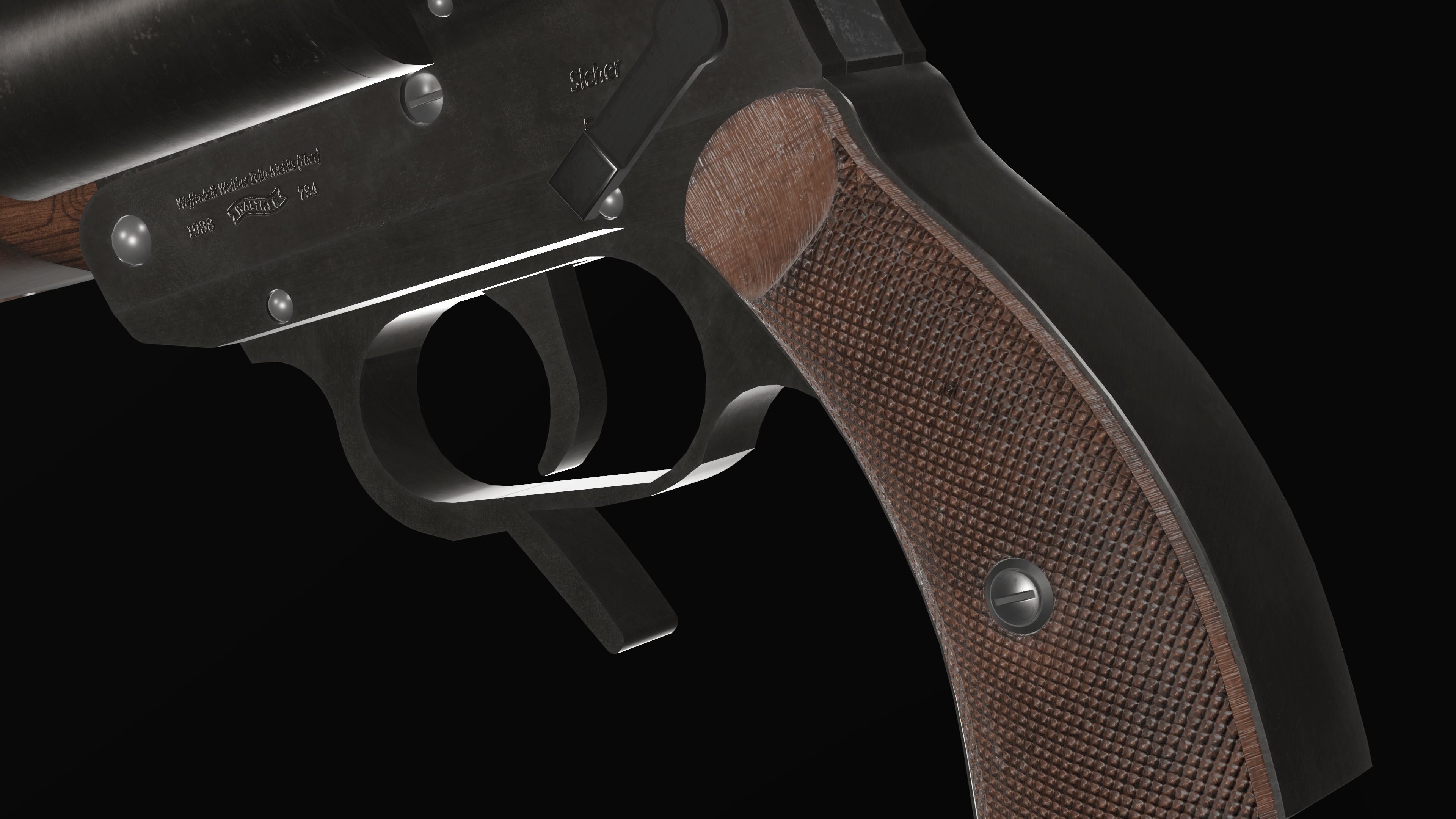 Walther Model SLD free VR / AR / low-poly 3D model | CGTrader