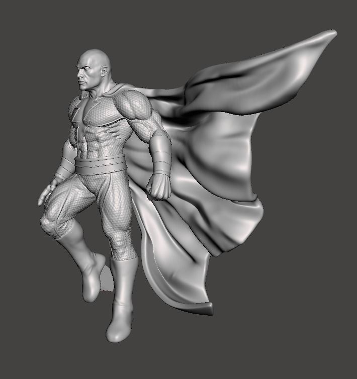 Black Adam STL For 3d printing 3D model 3D printable | CGTrader