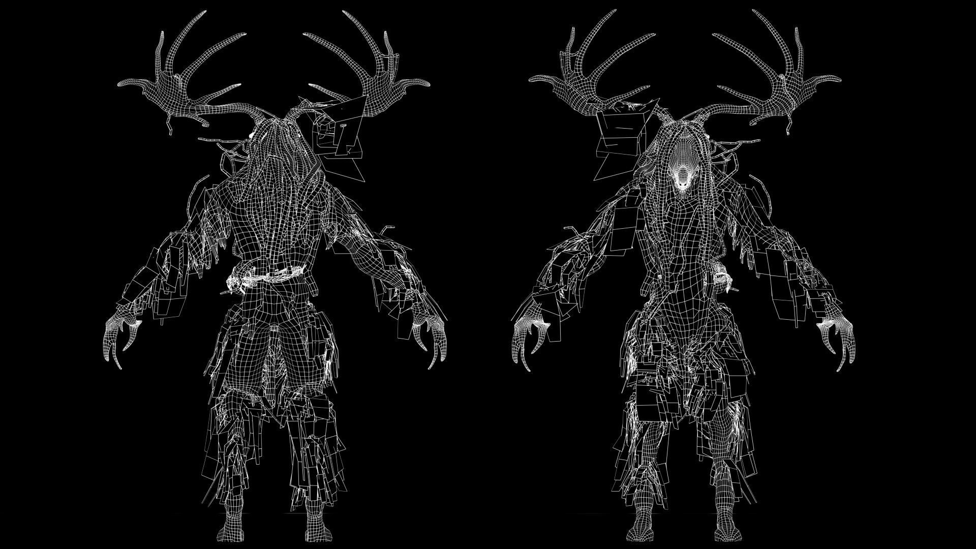 3D model Forest Wendigo VR / AR / low-poly | CGTrader