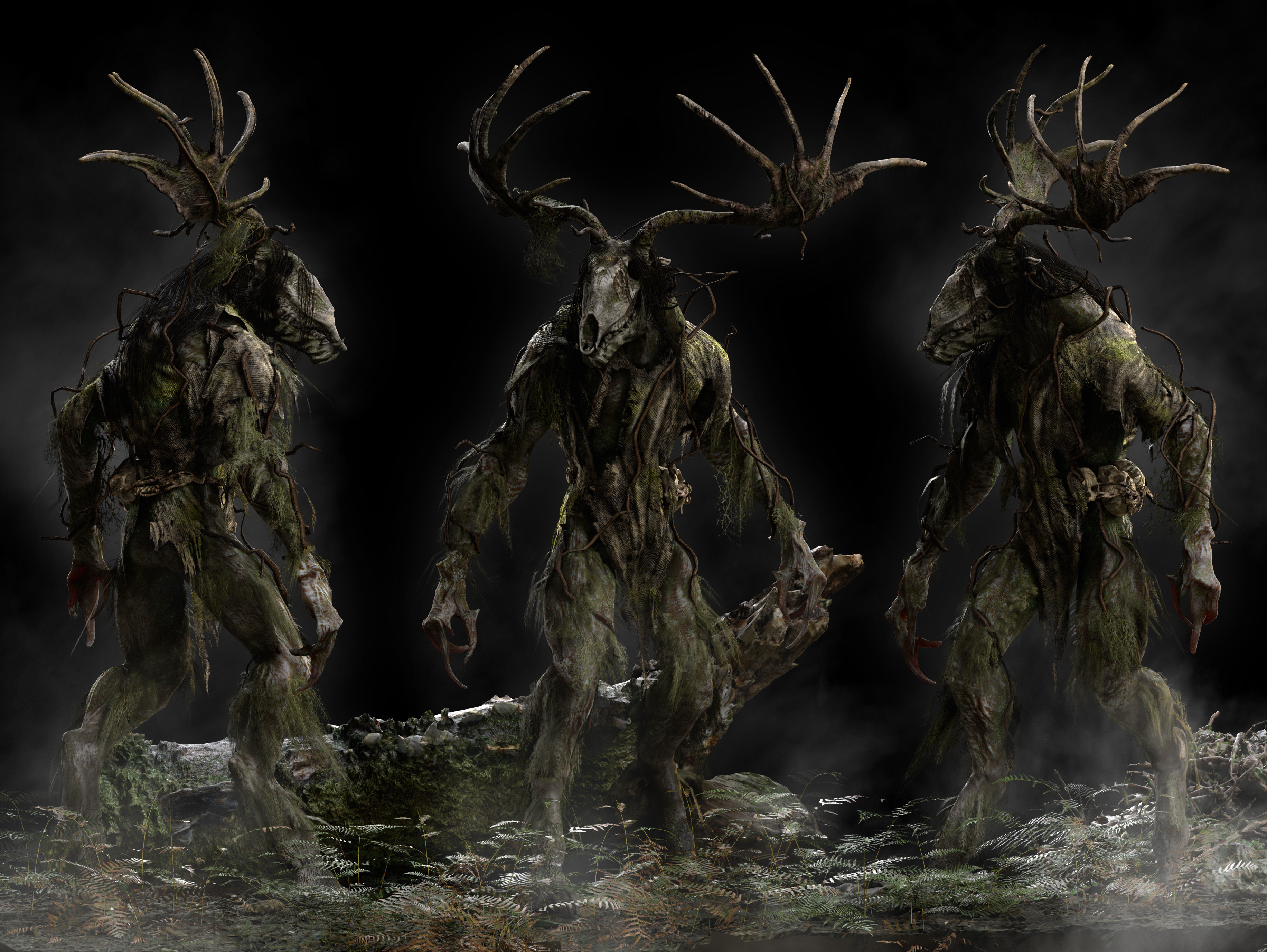 3D model Forest Wendigo VR / AR / low-poly | CGTrader