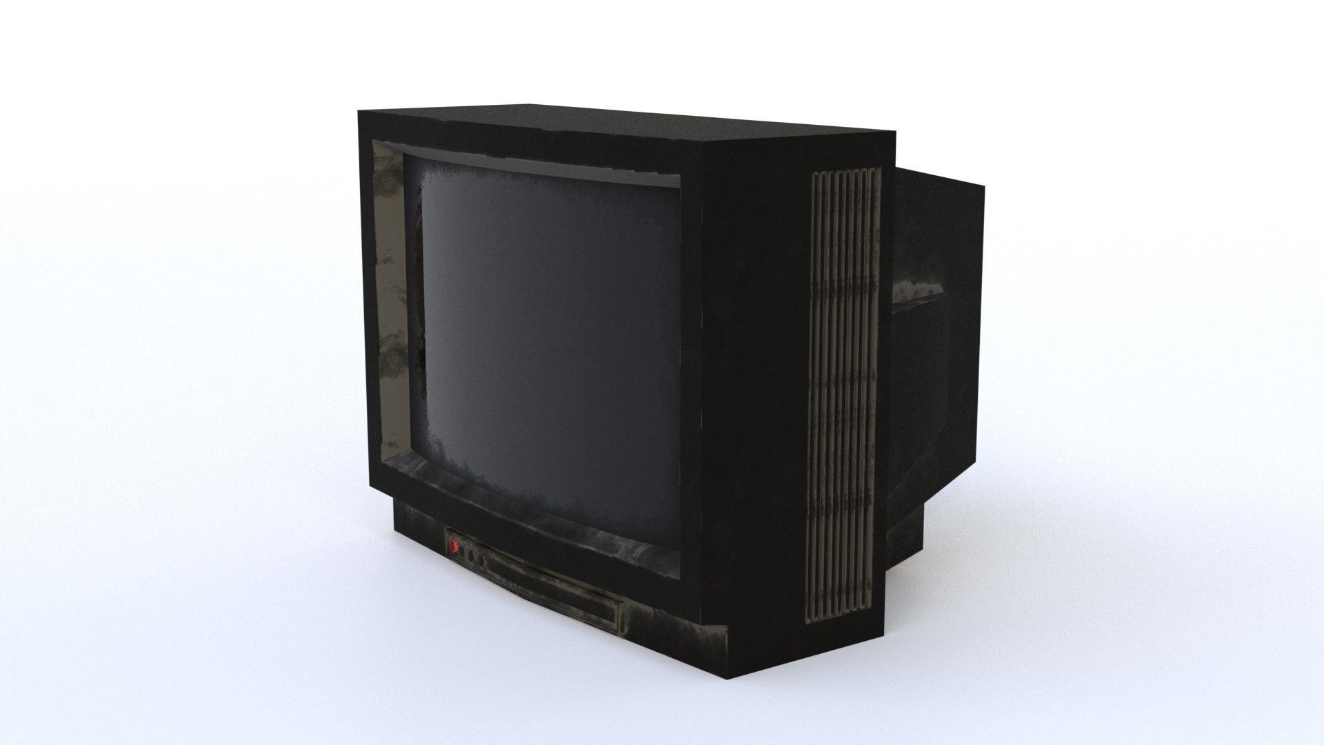 3D model Low-Poly Realistic Old CRT TV VR / AR / low-poly | CGTrader