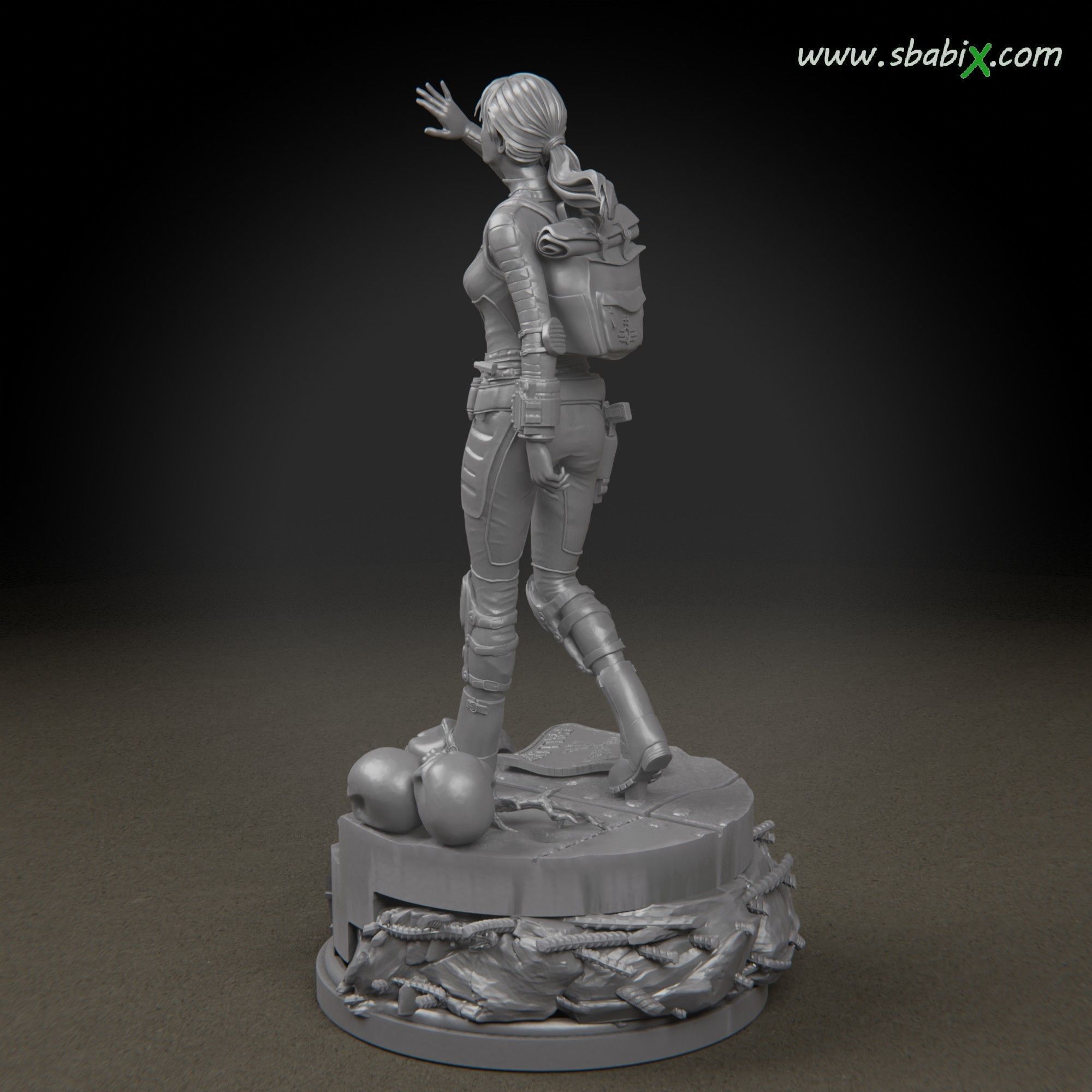 Lucy Fallout tv series 3d printer assembly miniature Stl 3D model 3D ...