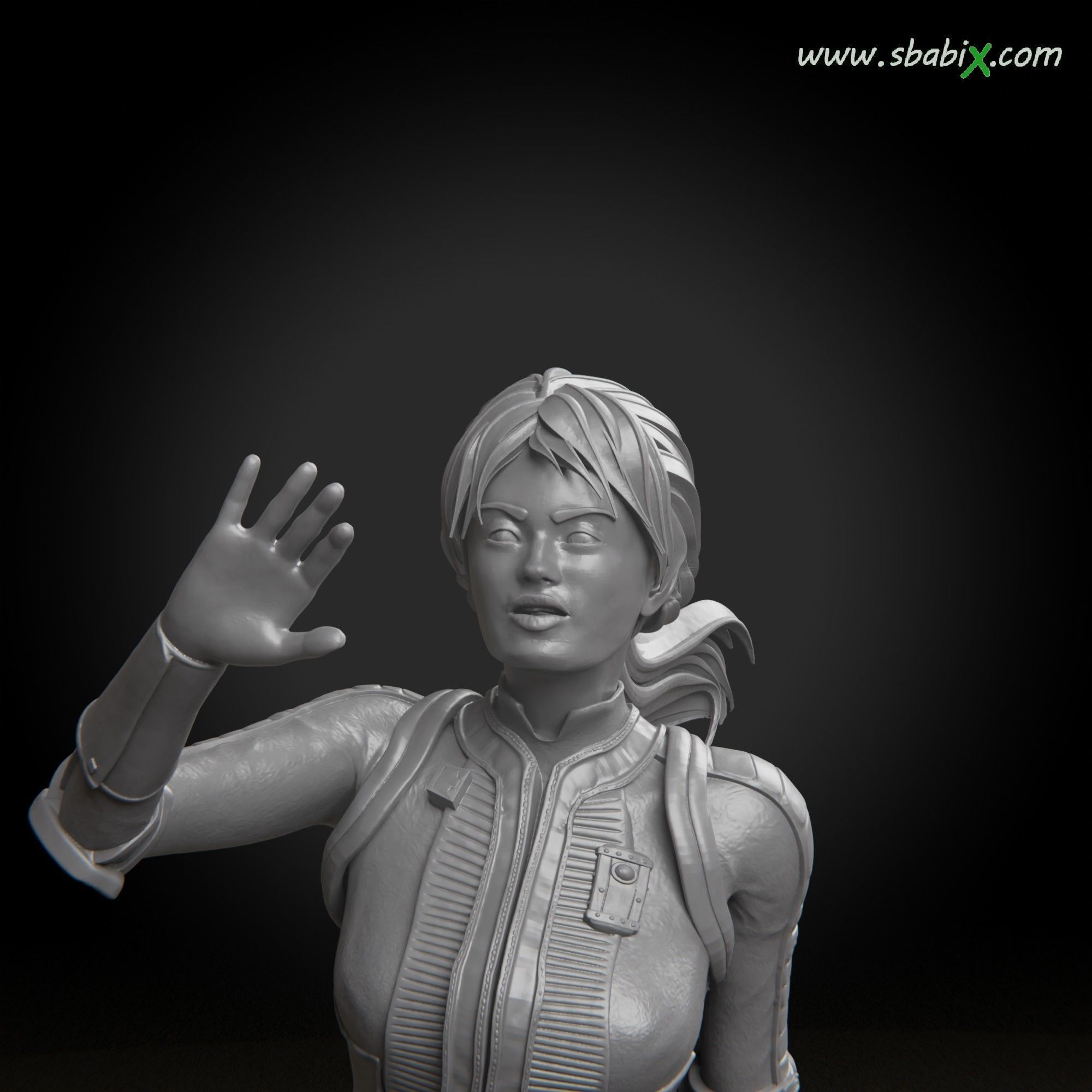 Lucy Fallout tv series 3d printer assembly miniature Stl 3D model 3D ...