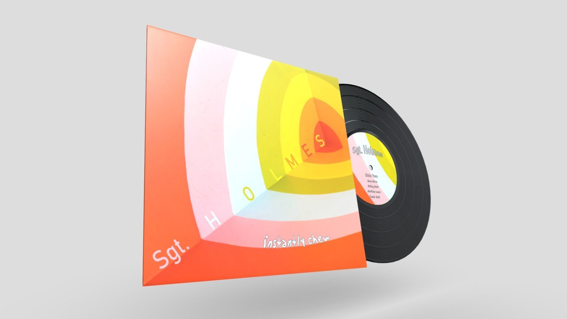 CC0 - Vinyl Record Sgt Homes free VR / AR / low-poly 3D model | CGTrader