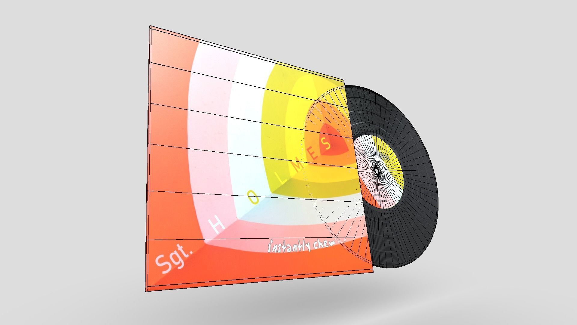 CC0 - Vinyl Record Sgt Homes free VR / AR / low-poly 3D model | CGTrader