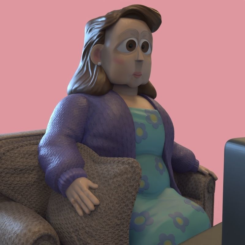 Carol and the end of the world fanart 3D model 3D printable | CGTrader