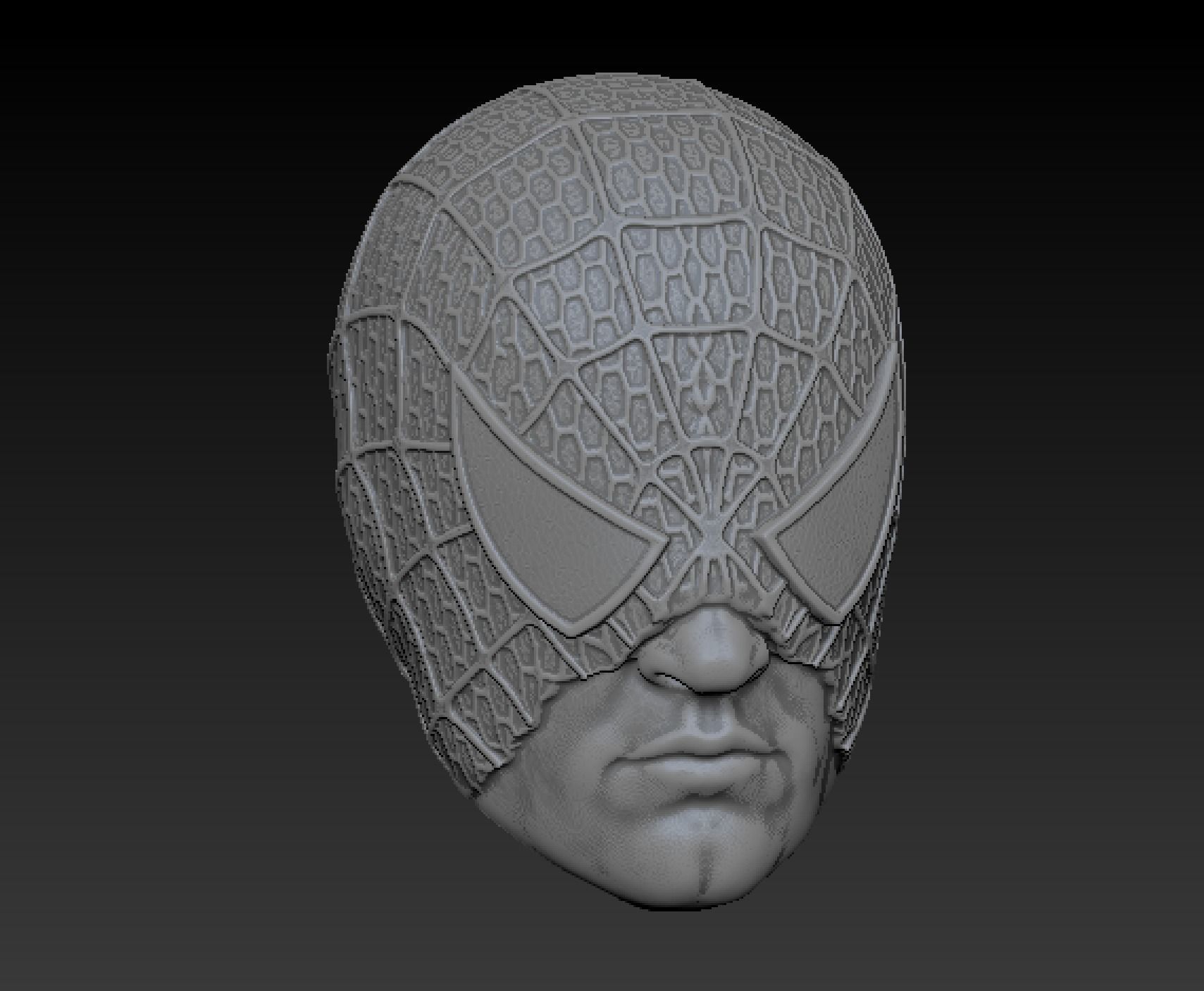 tobey maguire spider-man half mask headsculpt 3D model 3D printable ...