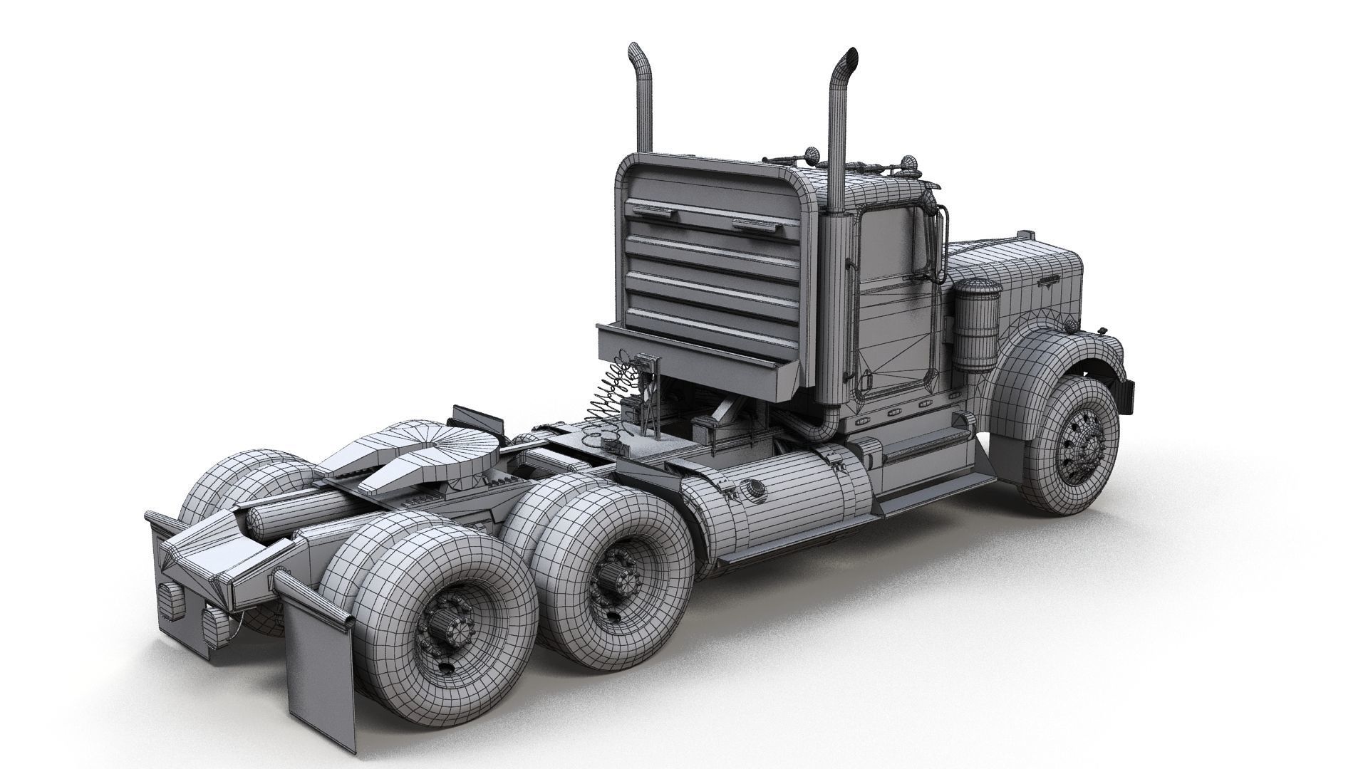 3D model Kenworth W900A daycab VR / AR / low-poly | CGTrader
