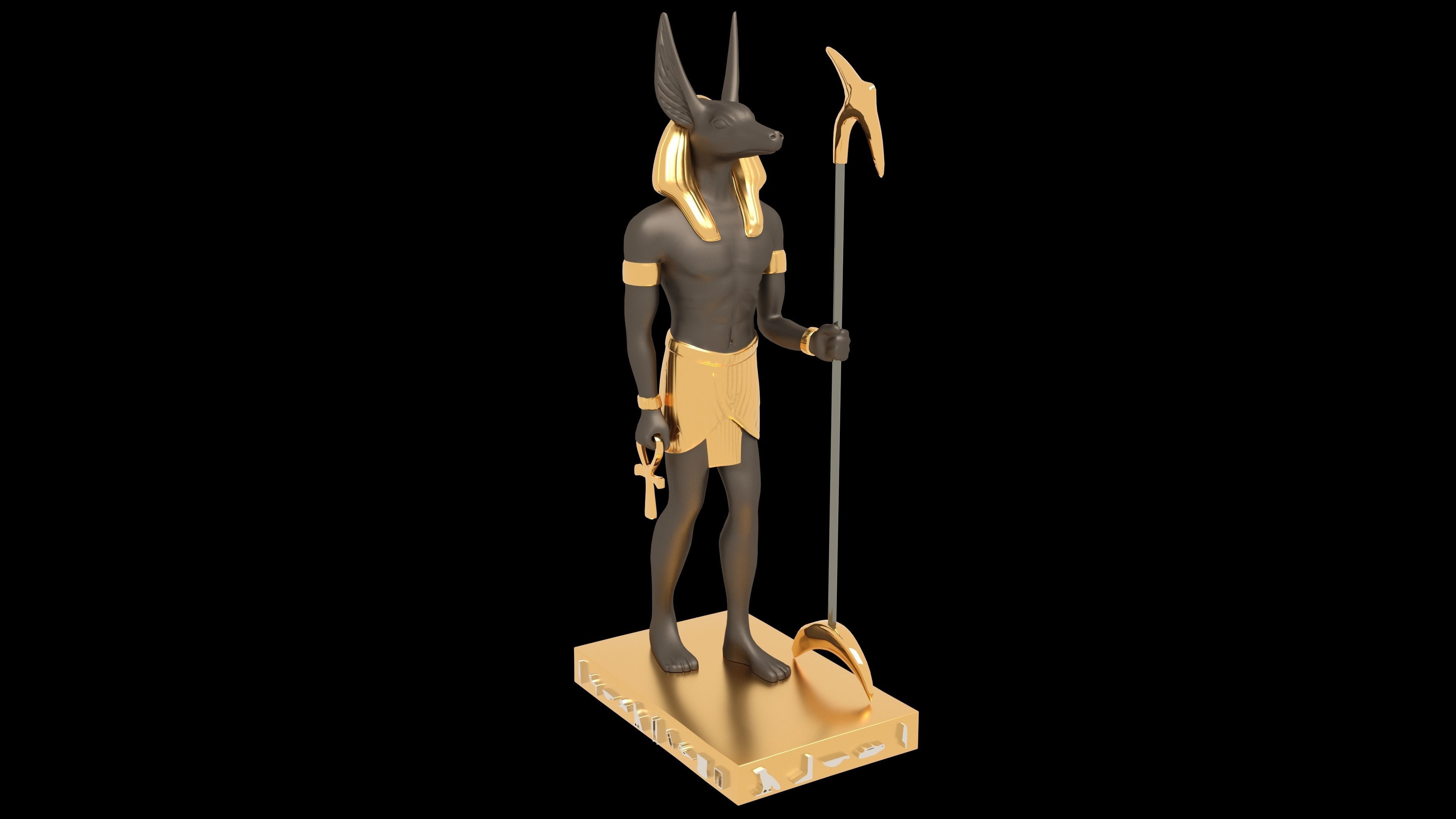 3D model Ancient Egyptian God Anubis 4K VR / AR / low-poly | CGTrader