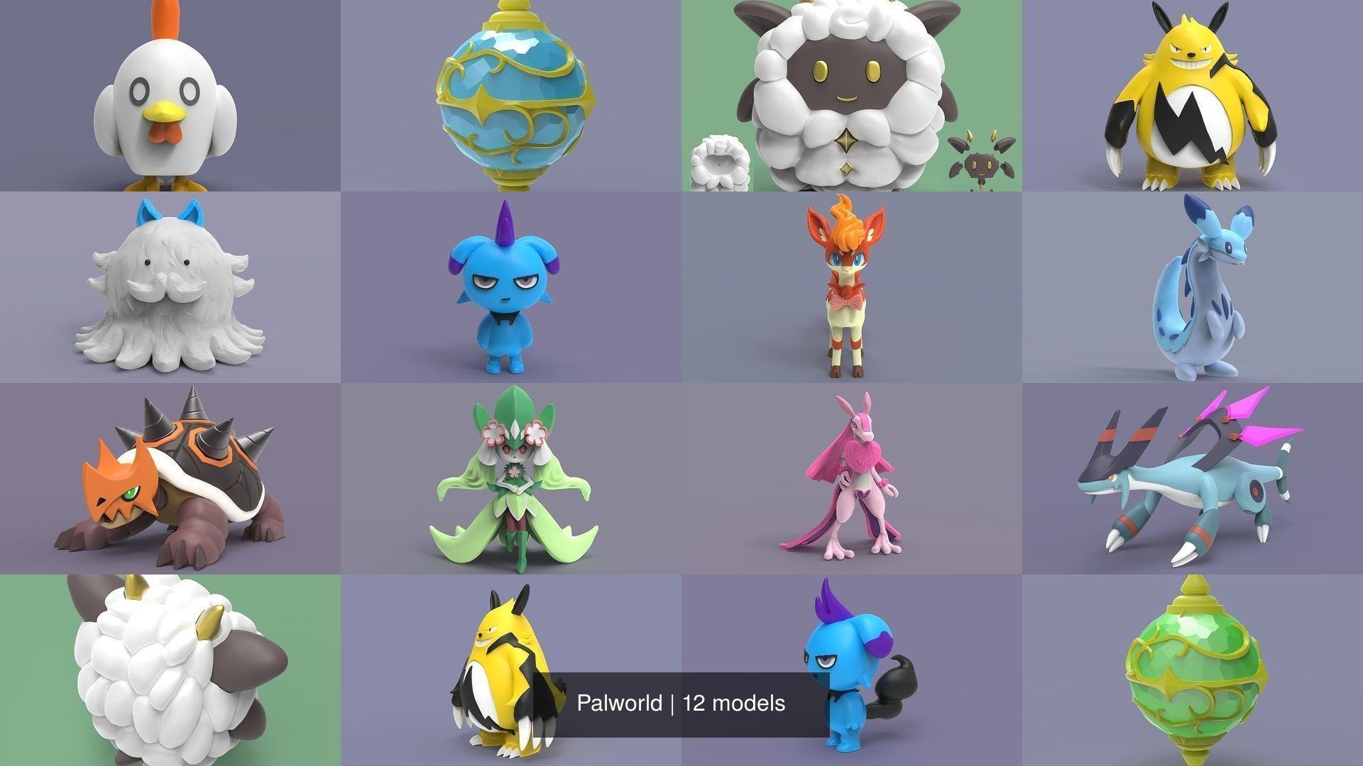 Palworld 3D Model Collection 3D printable | CGTrader