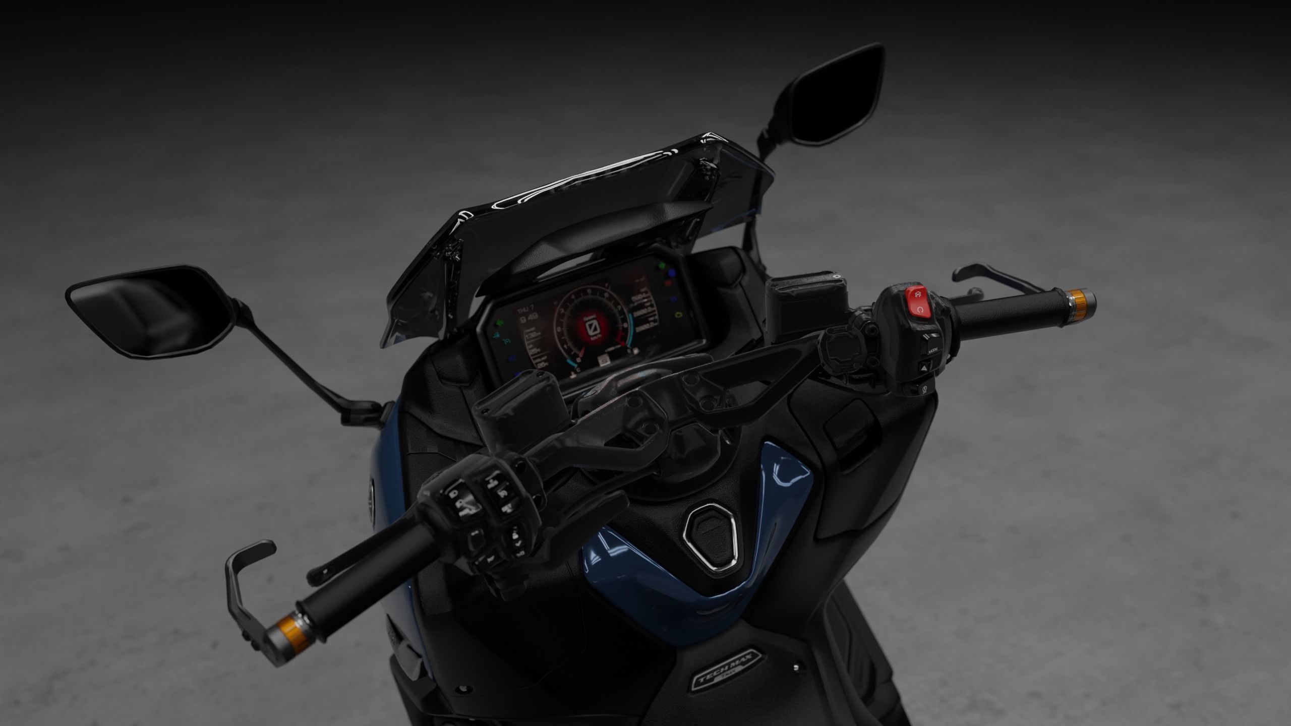 T-Max 560 TECH 2023 - With accessories 3D model | CGTrader