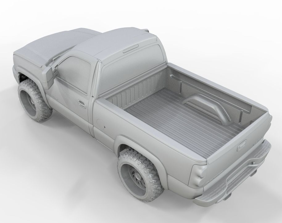 chevrolet silverado 2006 lifted edition 3D model | CGTrader