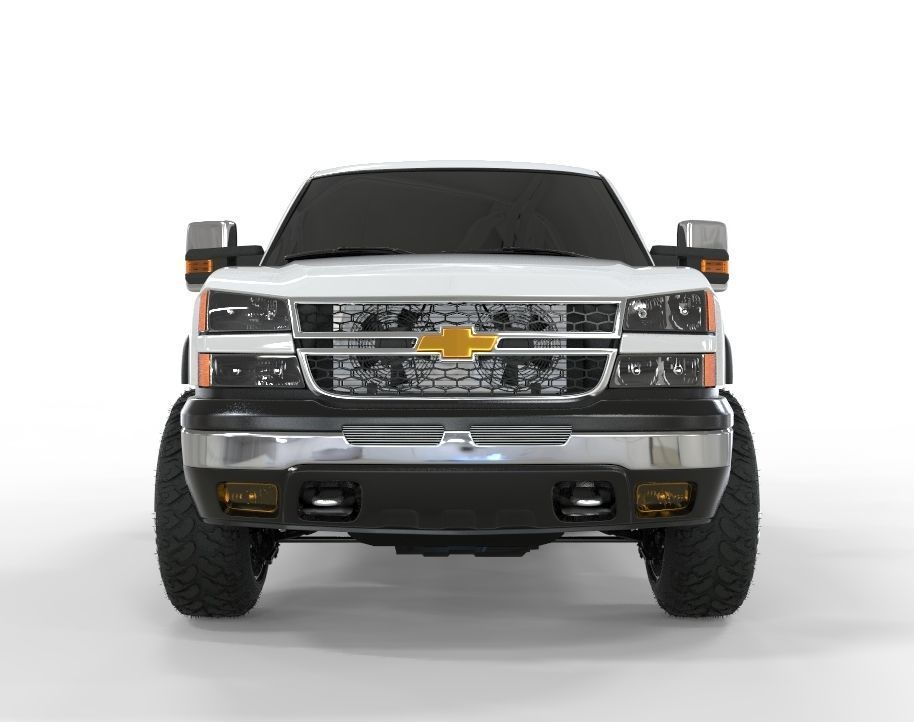 chevrolet silverado 2006 lifted edition 3D model | CGTrader