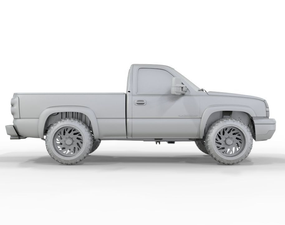 chevrolet silverado 2006 lifted edition 3D model | CGTrader