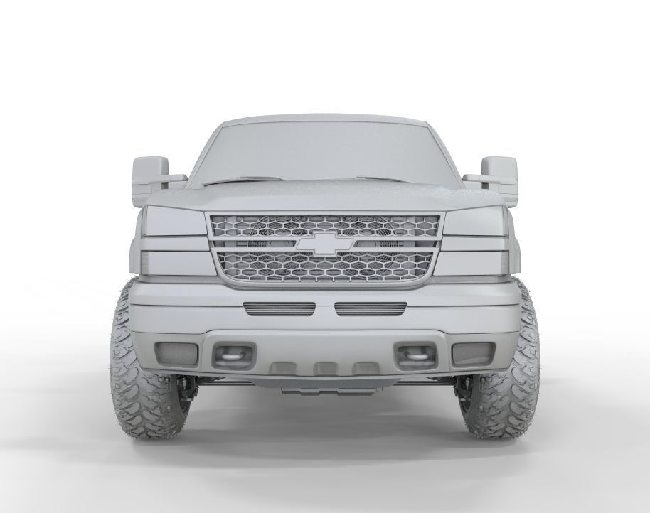 chevrolet silverado 2006 lifted edition 3D model | CGTrader
