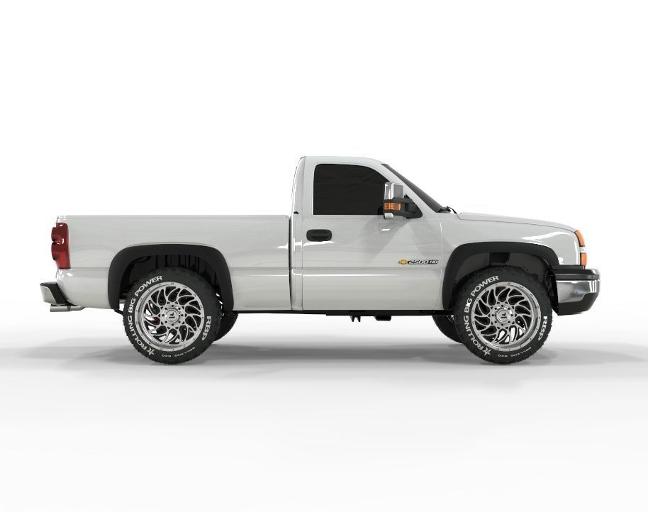 chevrolet silverado 2006 lifted edition 3D model | CGTrader