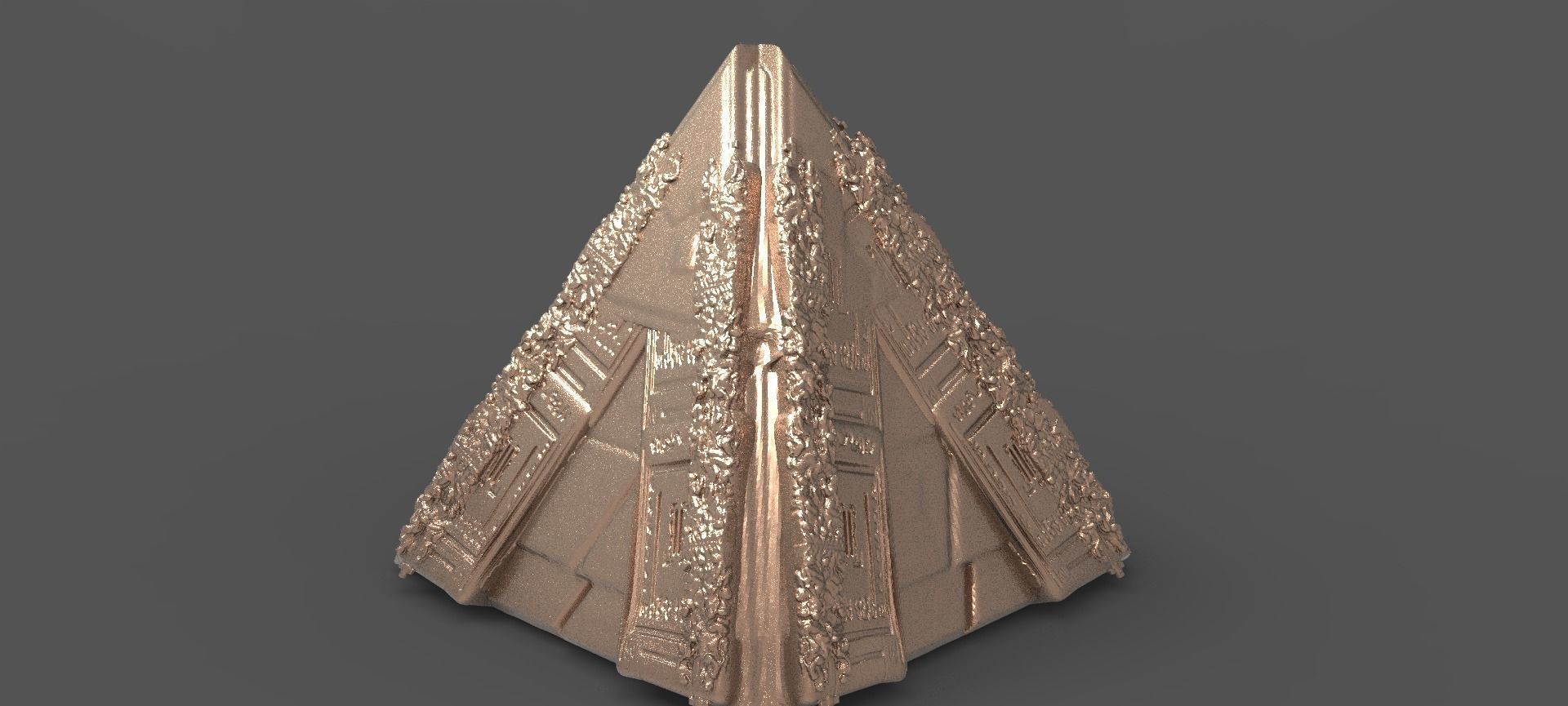 Hell pyramid 1 3D model | CGTrader