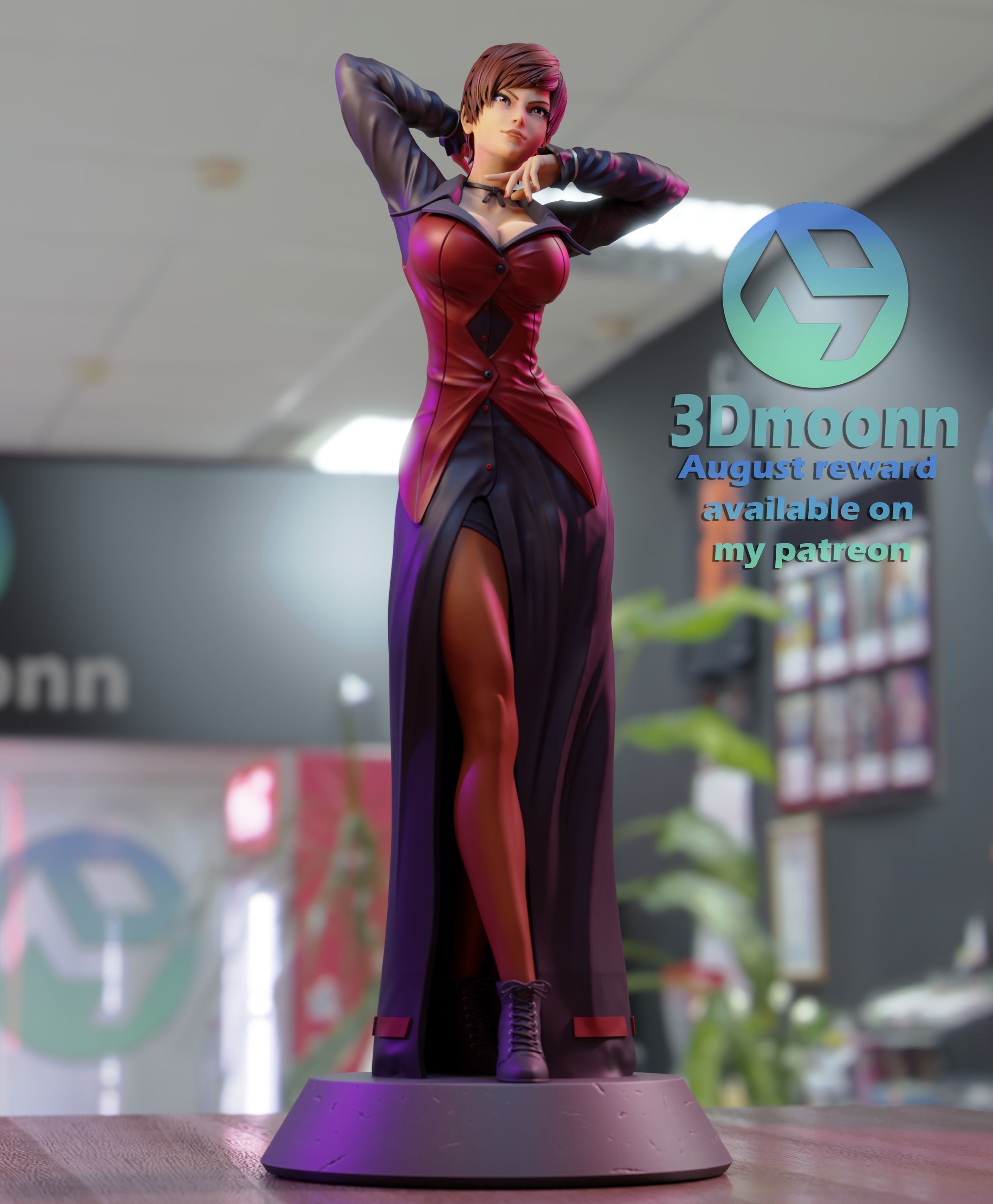 vice - the king of fighters - stl 3D model 3D printable | CGTrader