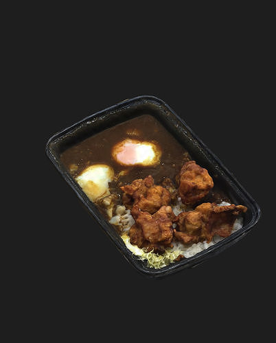 curry chicken rice 3D model | CGTrader