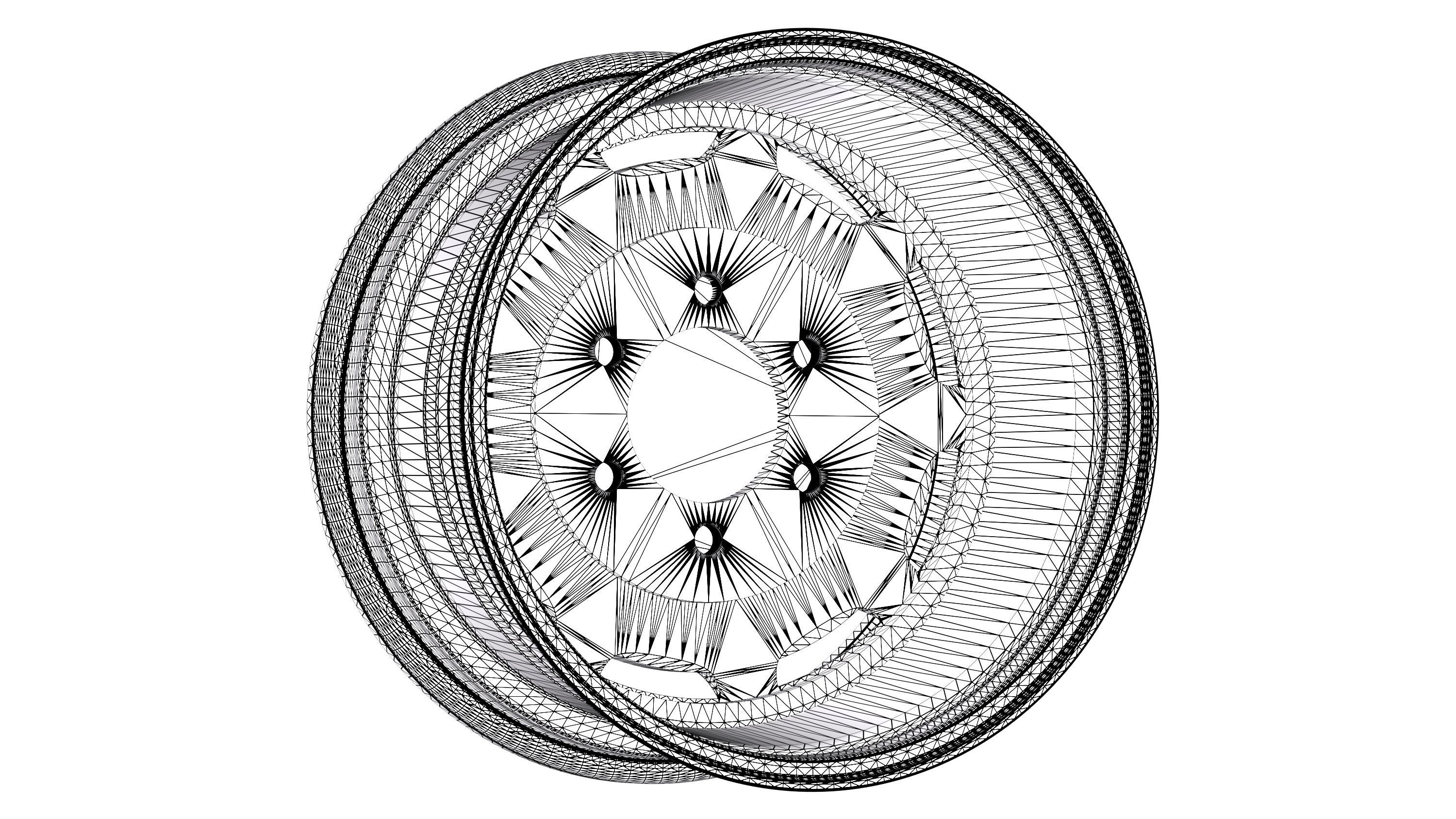 Tank Wheels M3 3D model | CGTrader