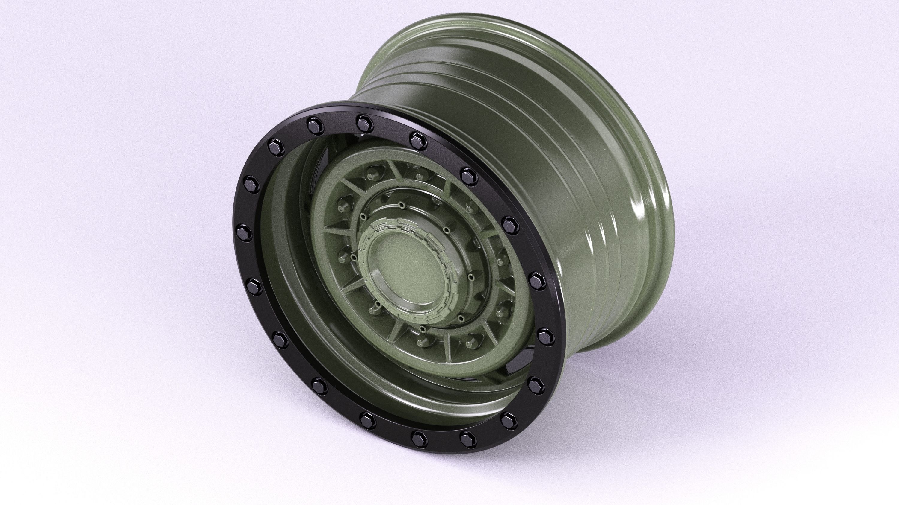 Tank Wheels M3 3D model | CGTrader