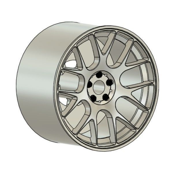 BBS CHR RIMS FOR DIECAST 64 SCALE 3D model 3D printable | CGTrader