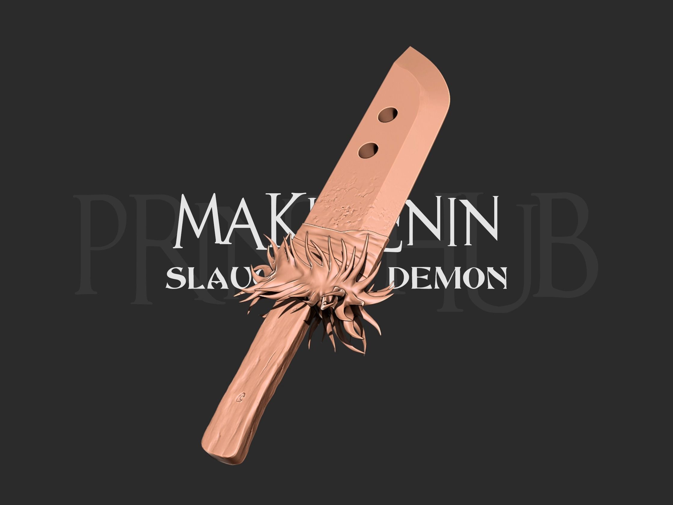 Slaughter Demon Blade - Maki Zenin Jujutsu Kaisen 3D model 3D printable ...