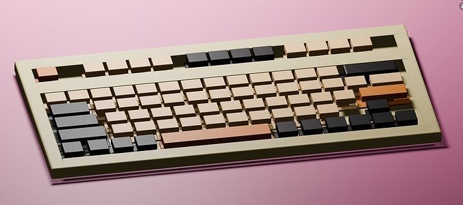 My first Keyboard free 3D model | CGTrader